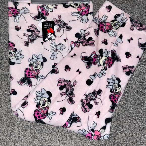 Disney | Intimates & Sleepwear | Minnie Mouse Fleece Pajama Pant | Poshmark